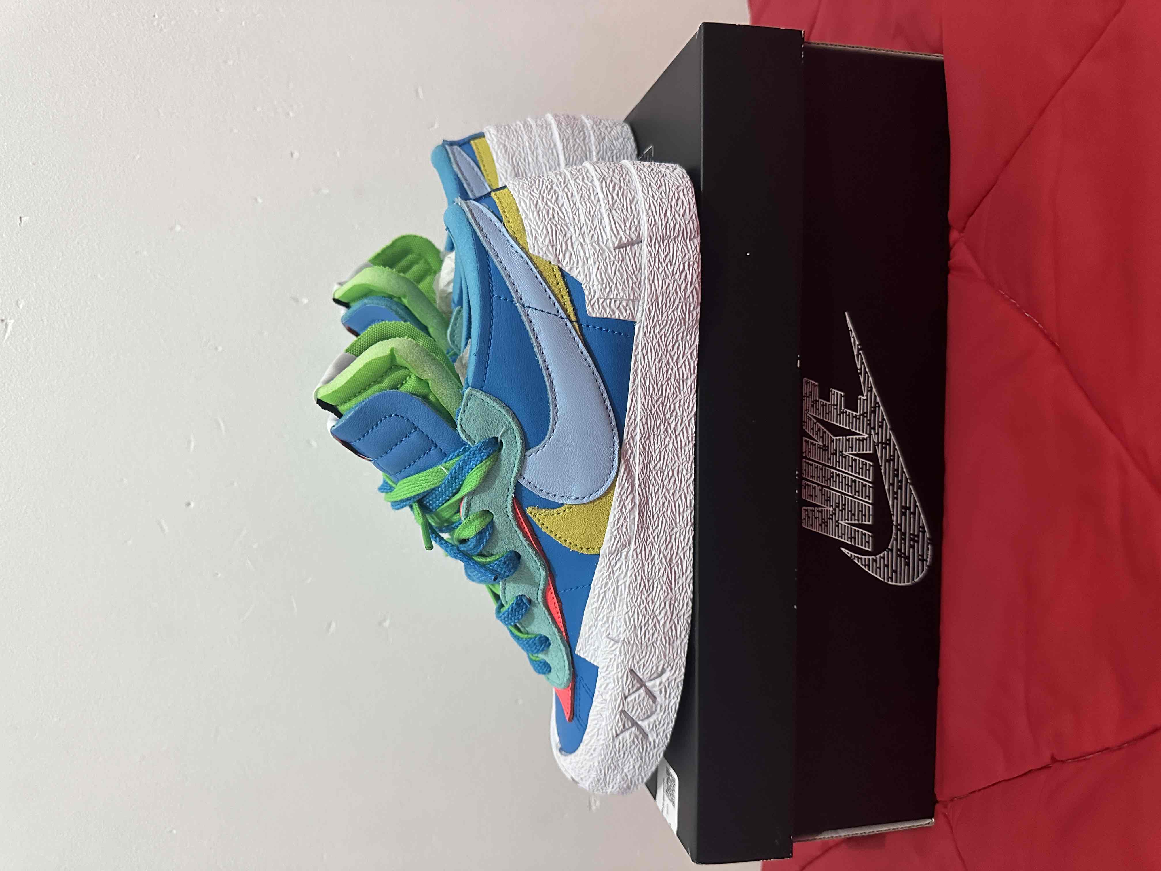 Lookbook - KAWS x sacai x Nike Blazer Low 'Neptune Blue' DM7901‑400 ...