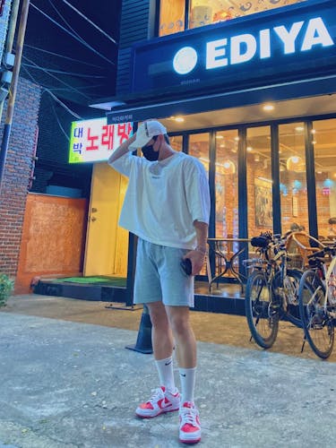 Lookbook - Nike Dunk Low 'White University Red' DD1391‑600 - Novelship