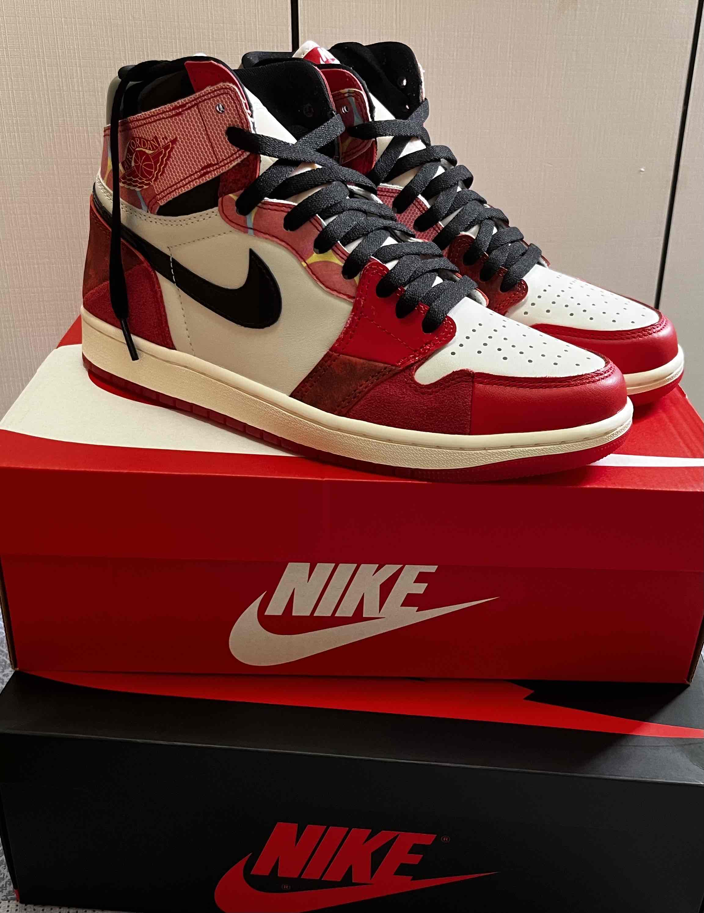 Marvel Spiderman x Air Jordan 1 Retro High OG 'Across The Spider Verse ...