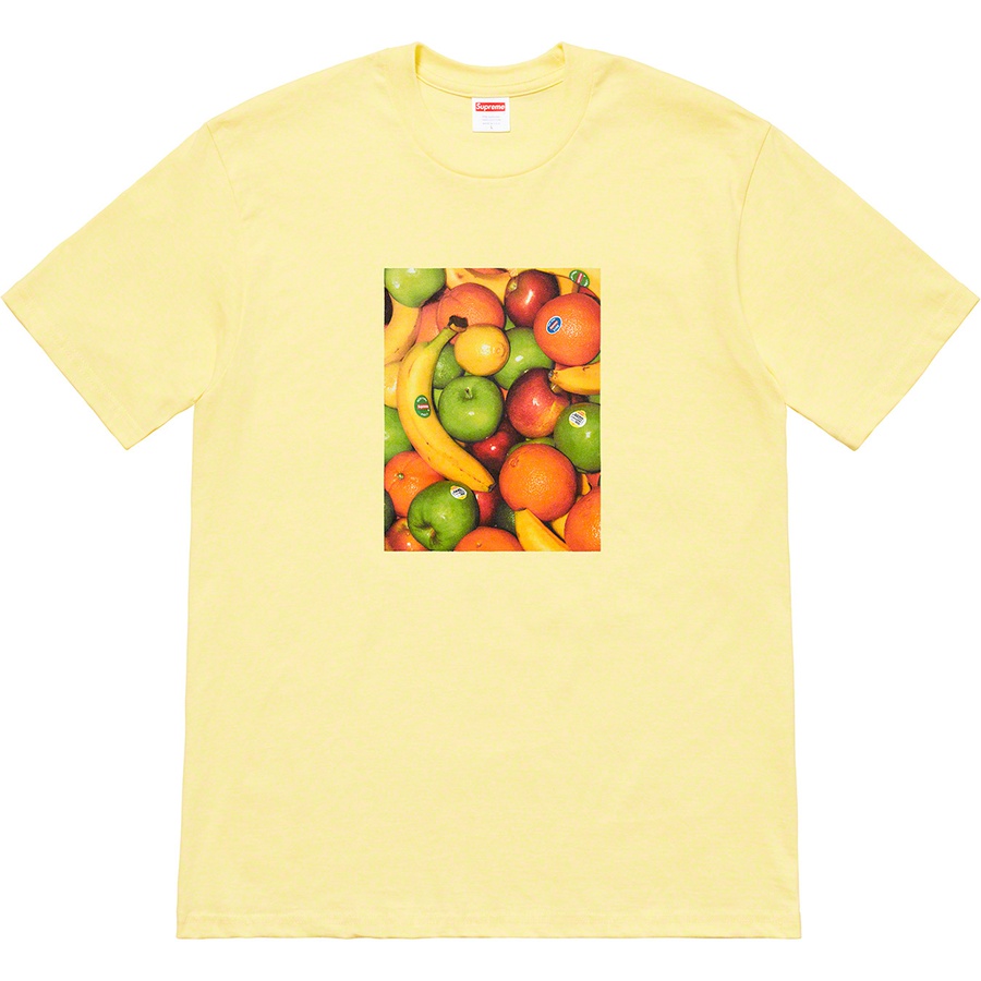 Supreme Fruit Tee Pale Yellow - Novelship