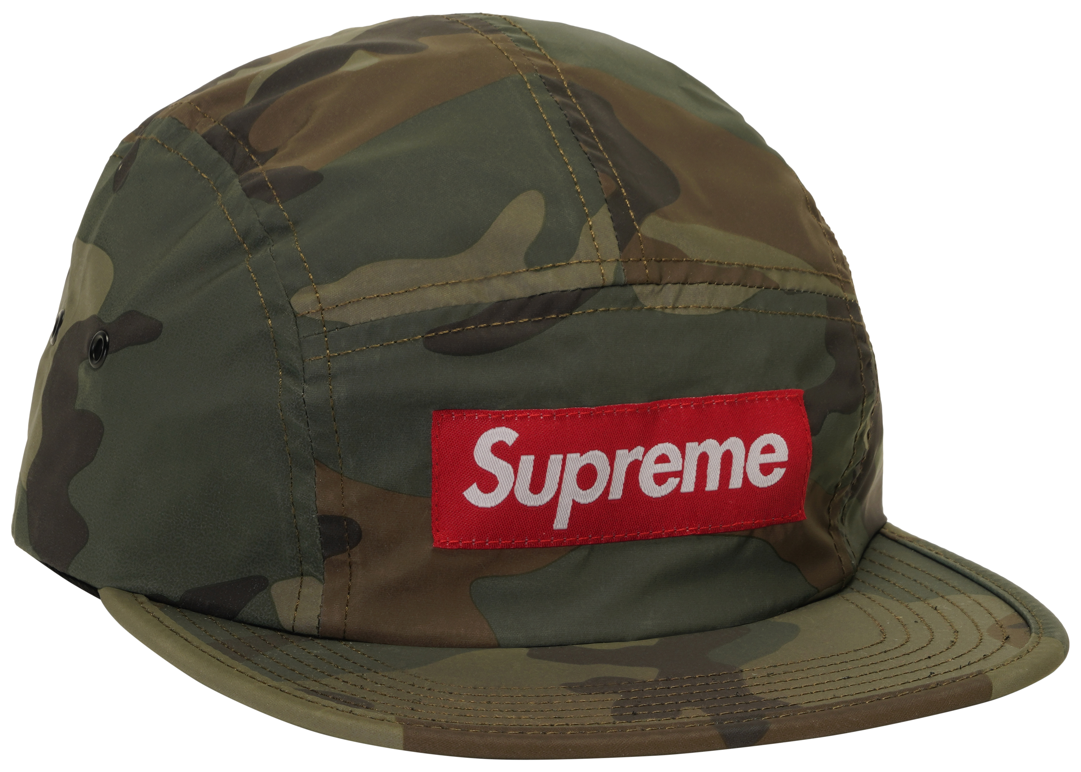 Supreme Reflective Camo Camp Cap Woodland - Novelship