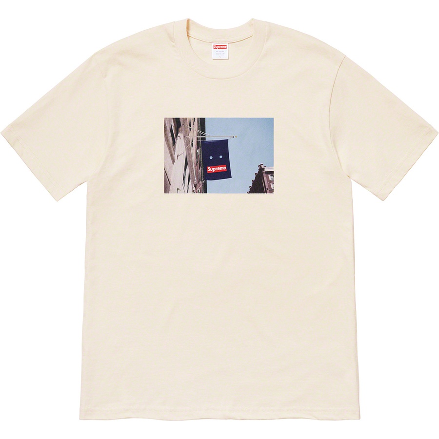 Beli Supreme Banner Tee Natural - Novelship