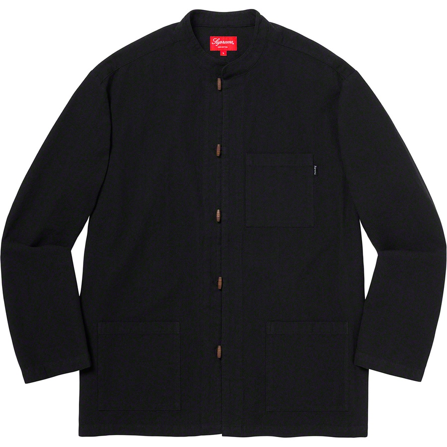 Supreme Woven Toggle Shirt Black - Novelship