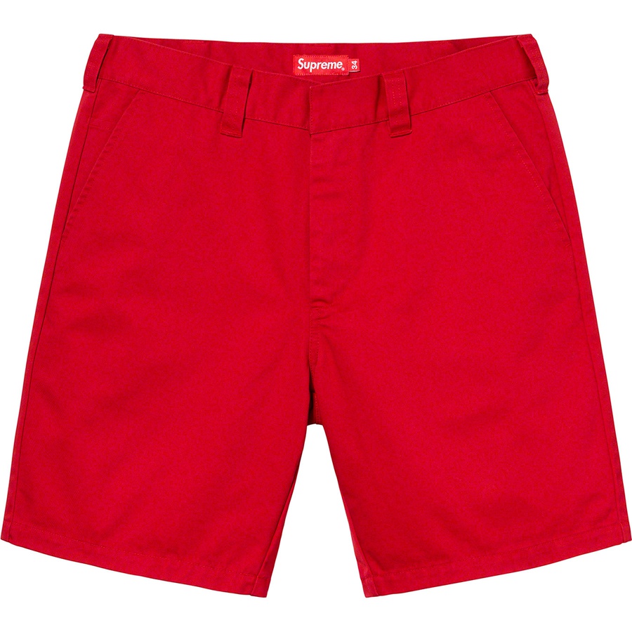 Supreme Work Short (SS20) Red - Novelship