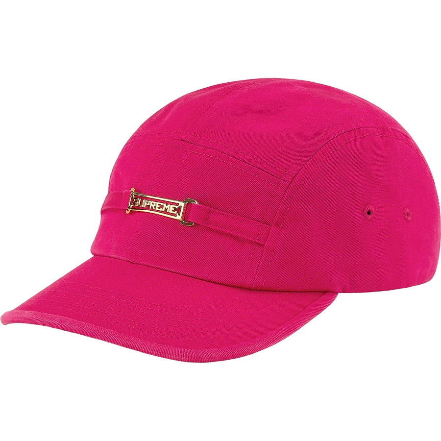 Supreme Name Plate Camp Cap Dark Magenta - Novelship