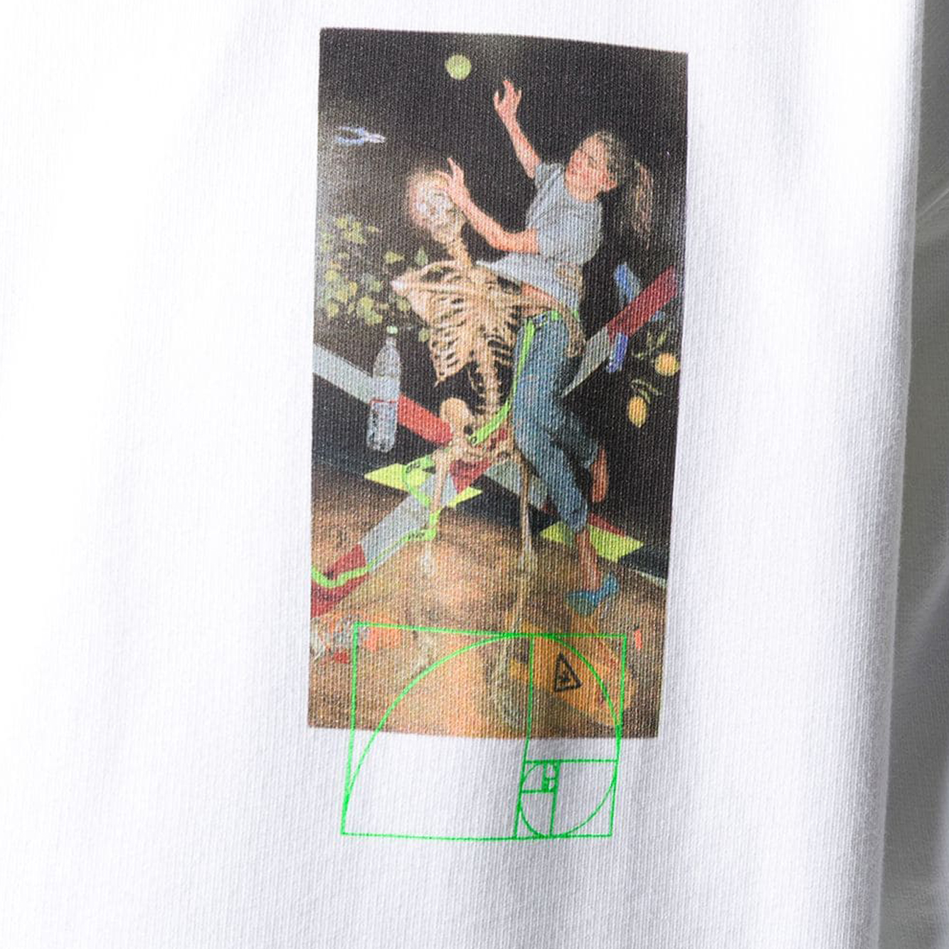 Buy Off-White Pascal Golden Ratio Painting Sweatshirt White/Multicolor ...