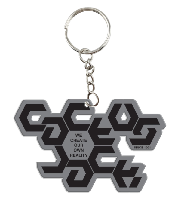 Travis Scott Jack Boys Reality Keychain Black/Grey - Novelship