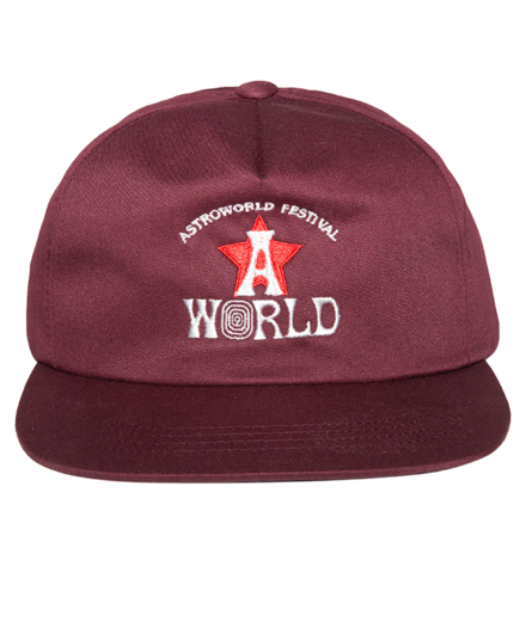 Travis Scott Astro Hat Burgundy - Novelship