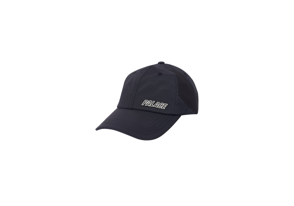 Palace Mesh Man 6-Panel Black - Novelship