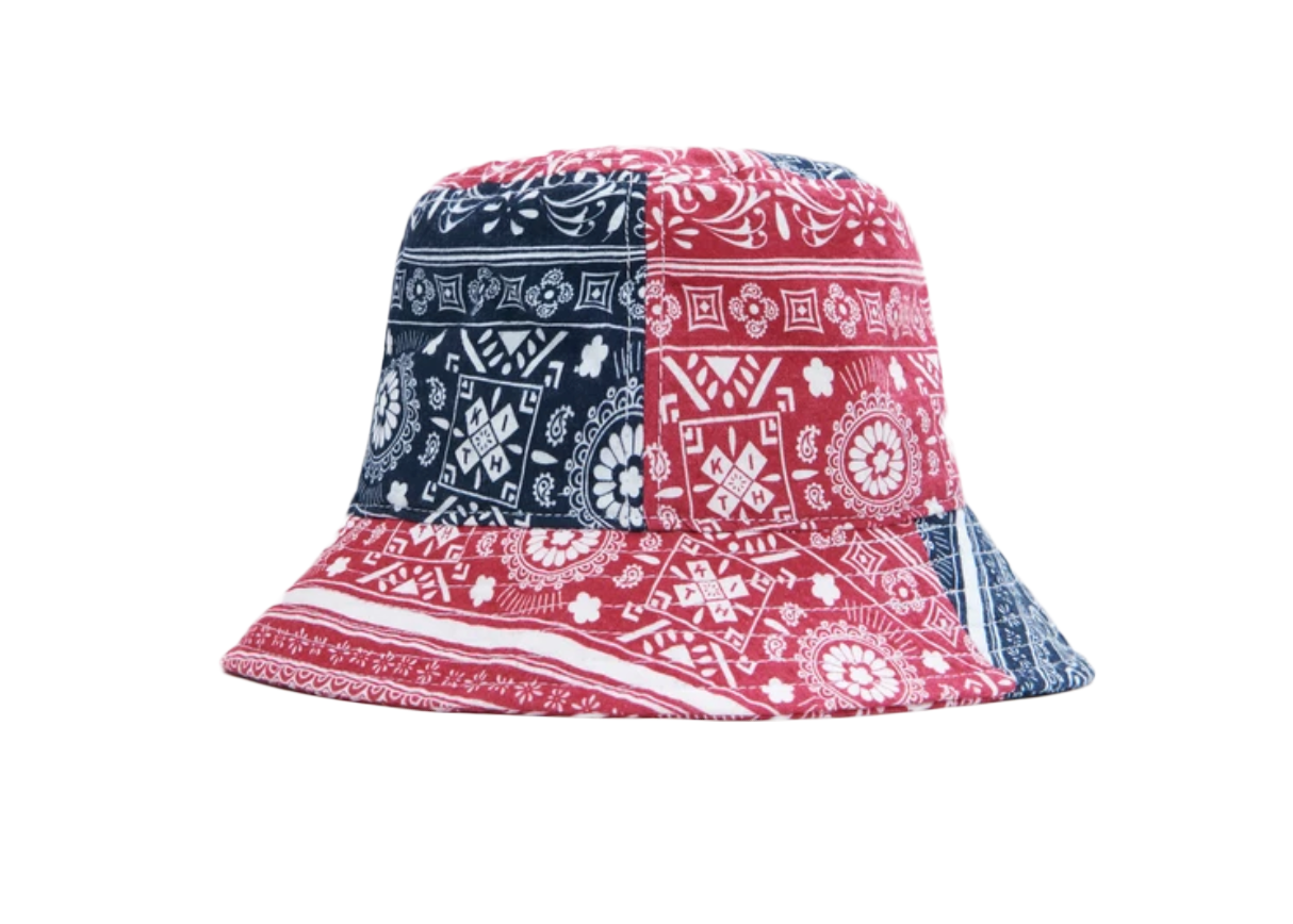 KITH Patchwork Seersucker Bucket Hat Multi - Novelship