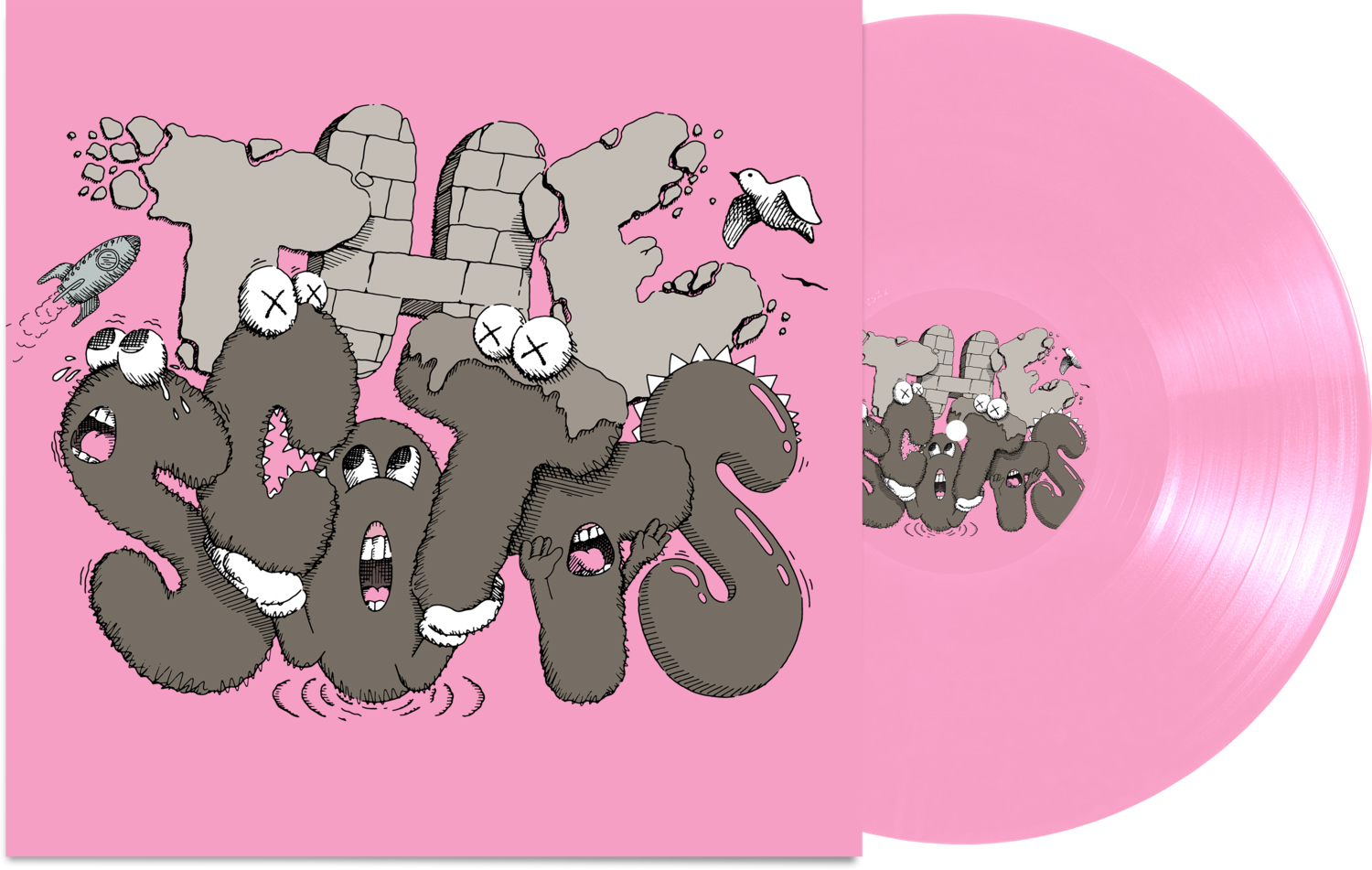 Travis Scott The Scotts KAWS Vinyl III 12" Pink - Novelship