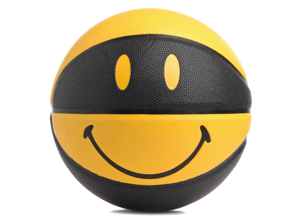 Chinatown Market x Smiley Two Tone Basketball Black/Yellow - Novelship