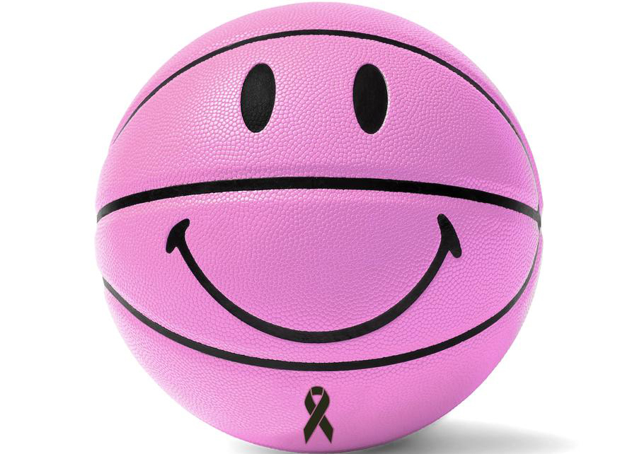 Chinatown Market BCRF Smiley Basketball Pink - Novelship