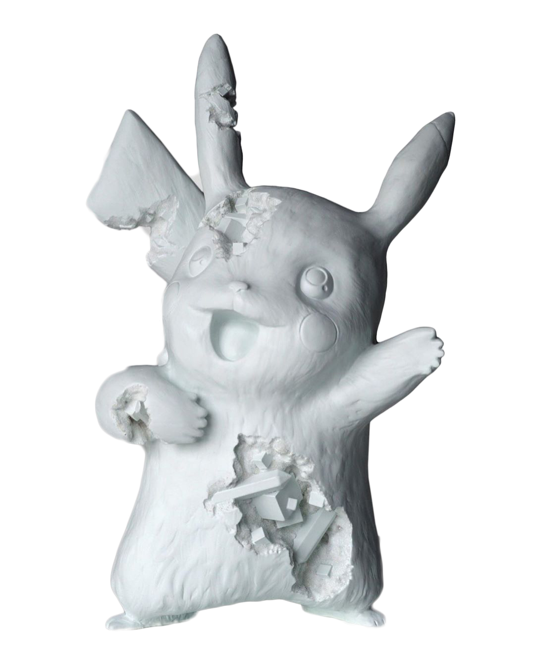 Daniel Arsham x Pokemon Crystalized Pikachu Future Relic Blue - Novelship