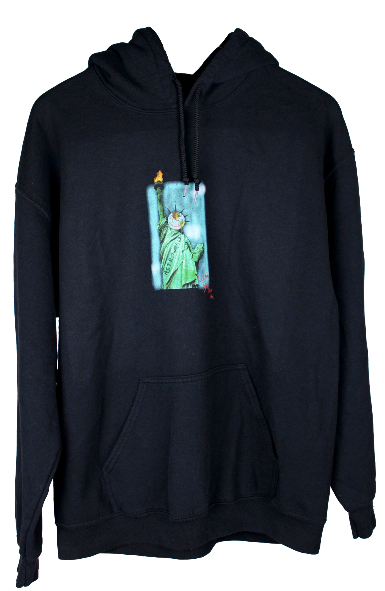 Travis Scott Astroworld Statue of Liberty Hoodie Blackを購入 - Novelship