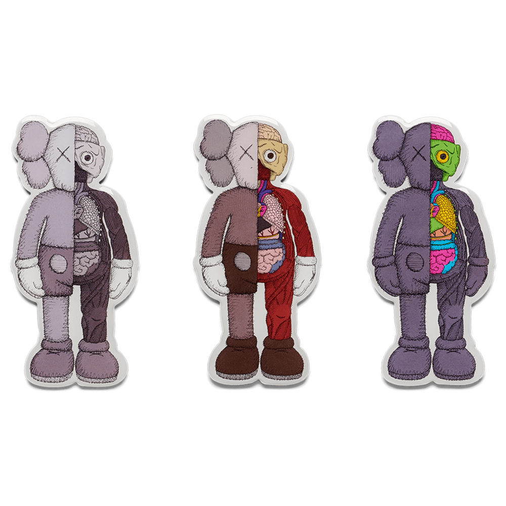 KAWS Companion Flayed Magnet Set Multi - Novelship