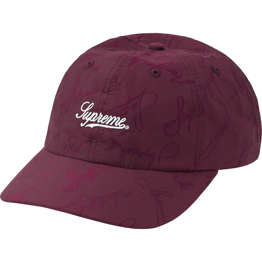 Supreme Script Logos 6‑Panel Purple - Novelship
