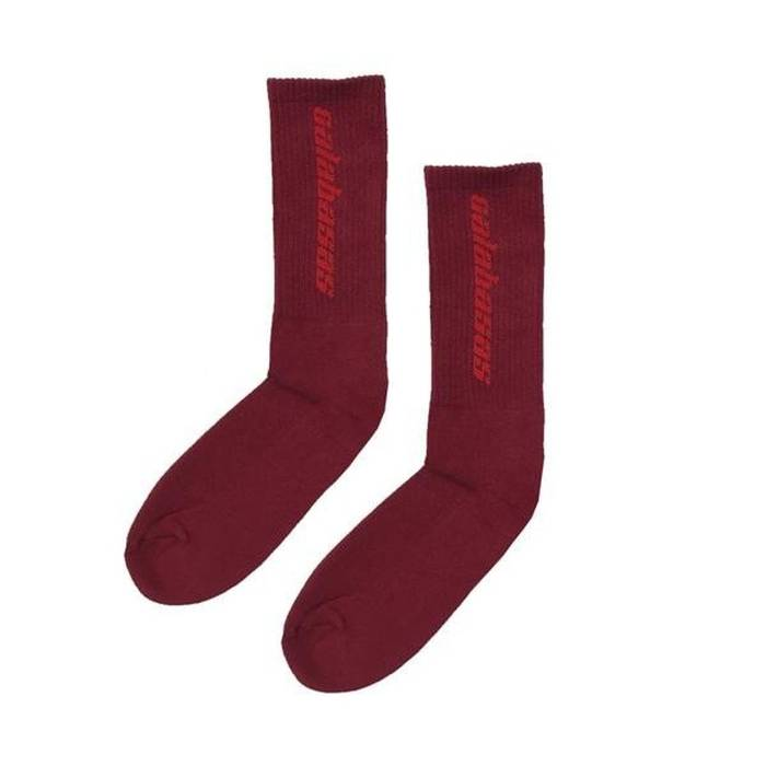 adidas Yeezy Calabasas Socks Luna Oxblood - Novelship