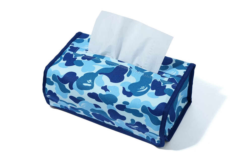BAPE ABC Camo Tissue Cover Blue - Novelship