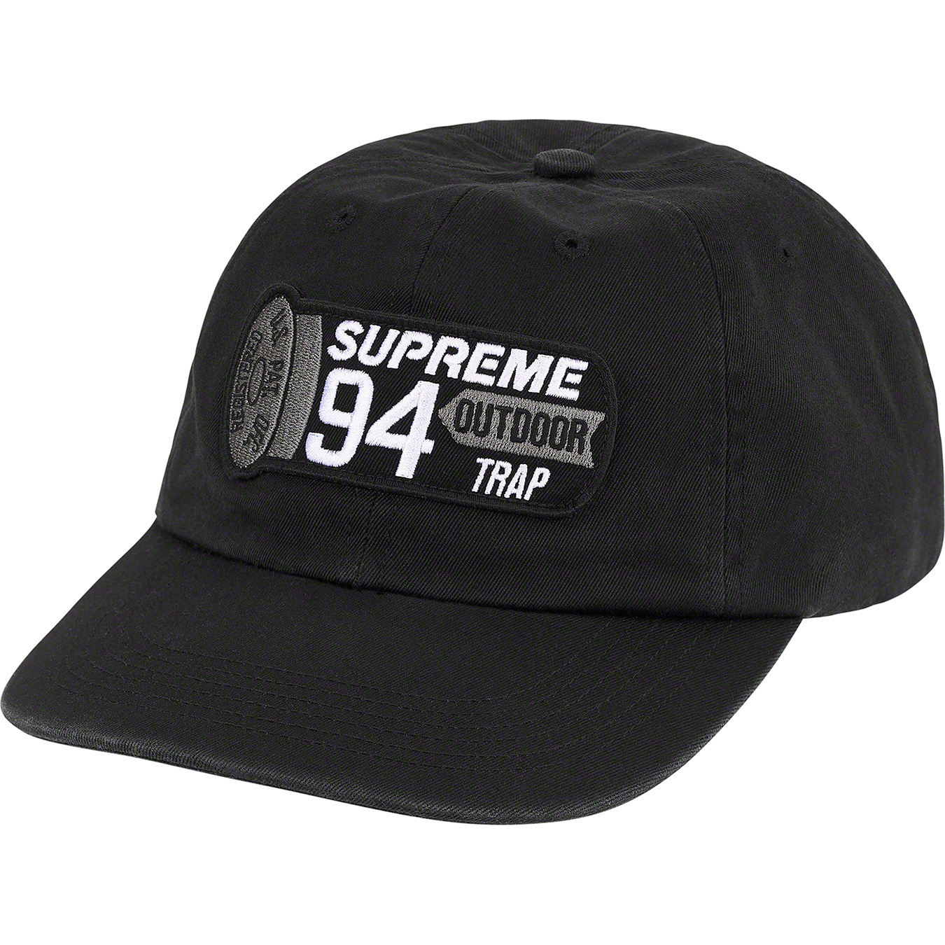 Supreme Shell Patch 6-Panel Black - Novelship