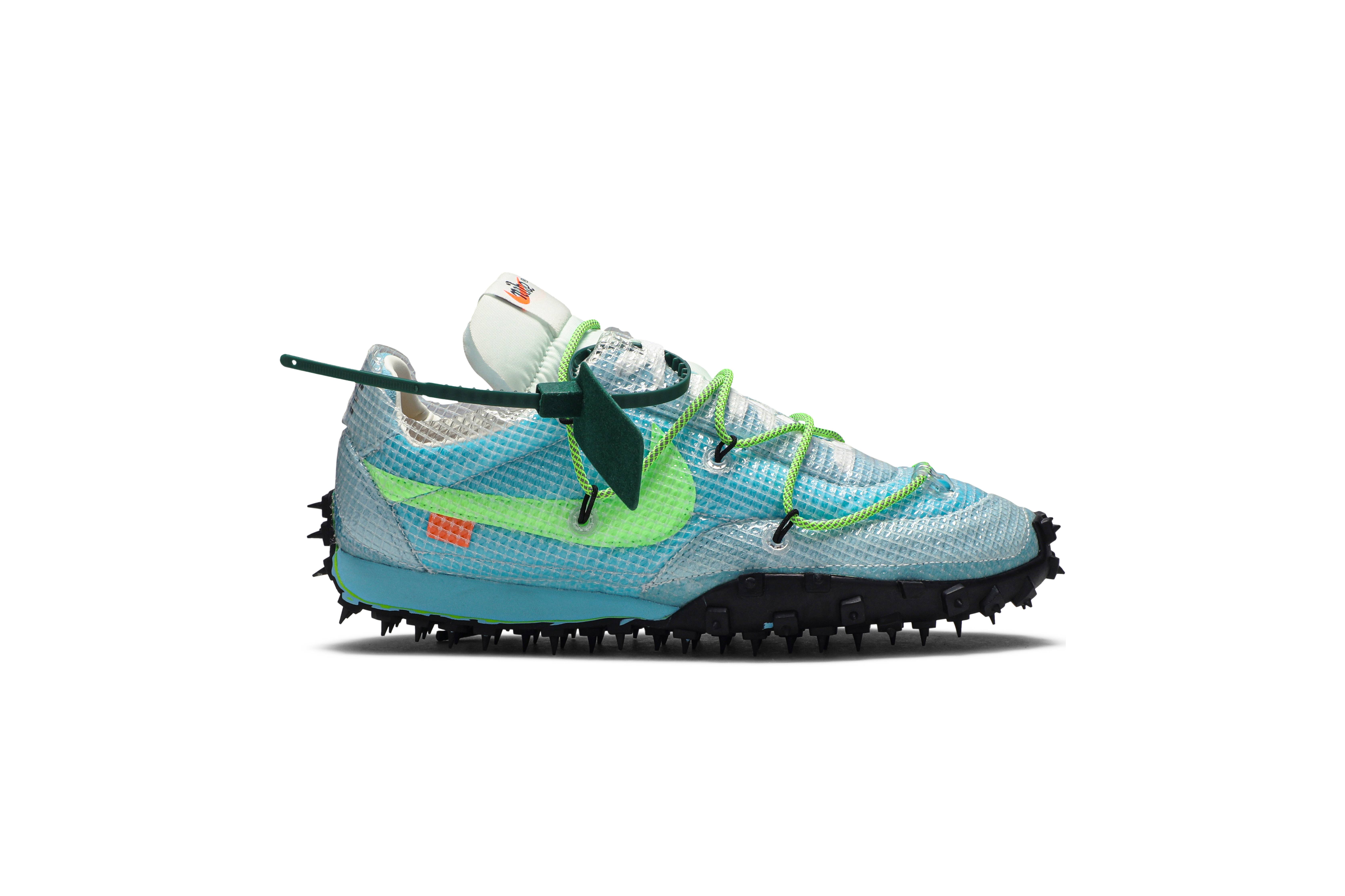 Off‑White x Nike Waffle Racer 'Vivid Sky' (WMNS) - CD8180-400 - Novelship
