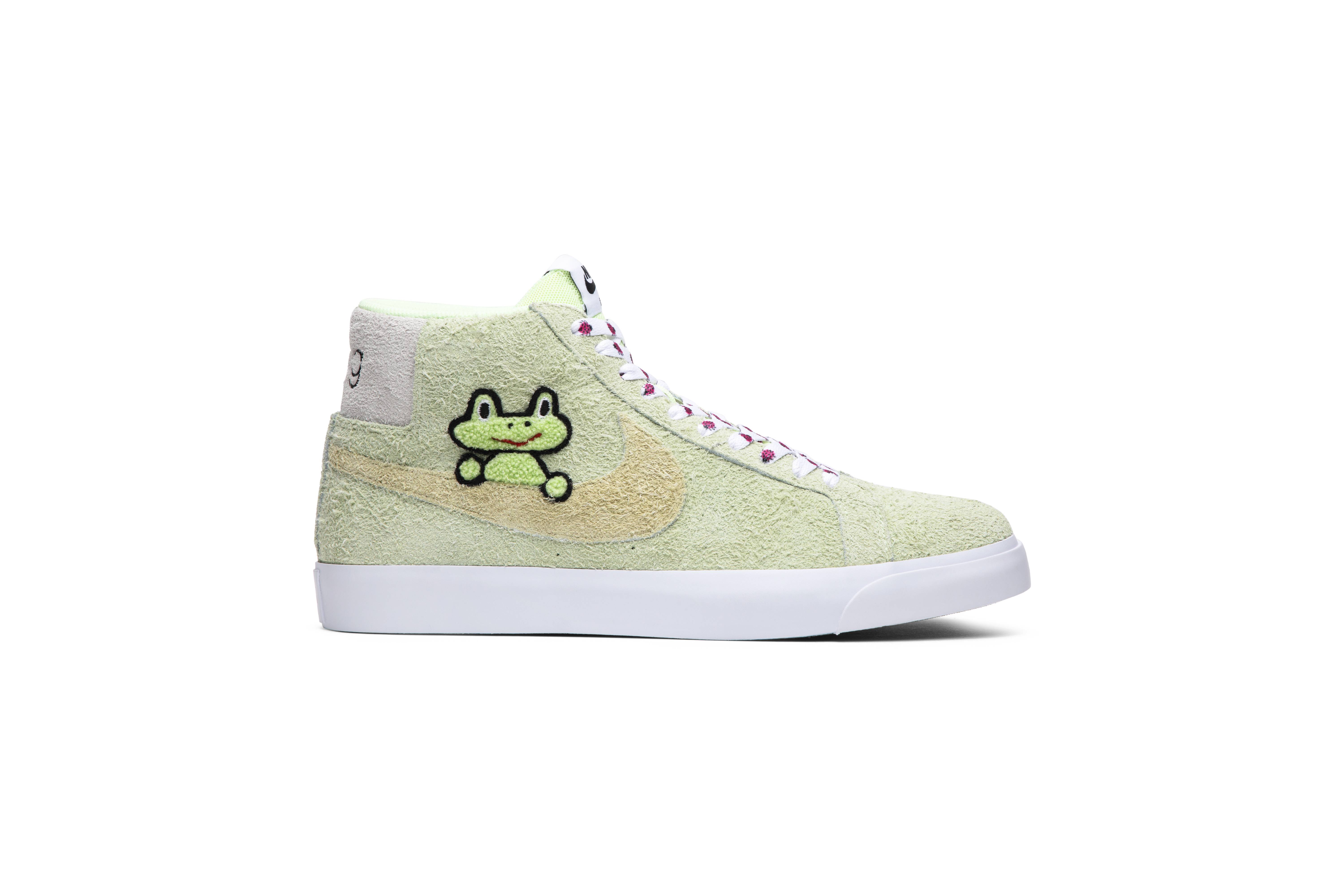 Frog Skateboards x Nike SB Blazer Mid QS 'Frog Skateboards' - AH6158 ...