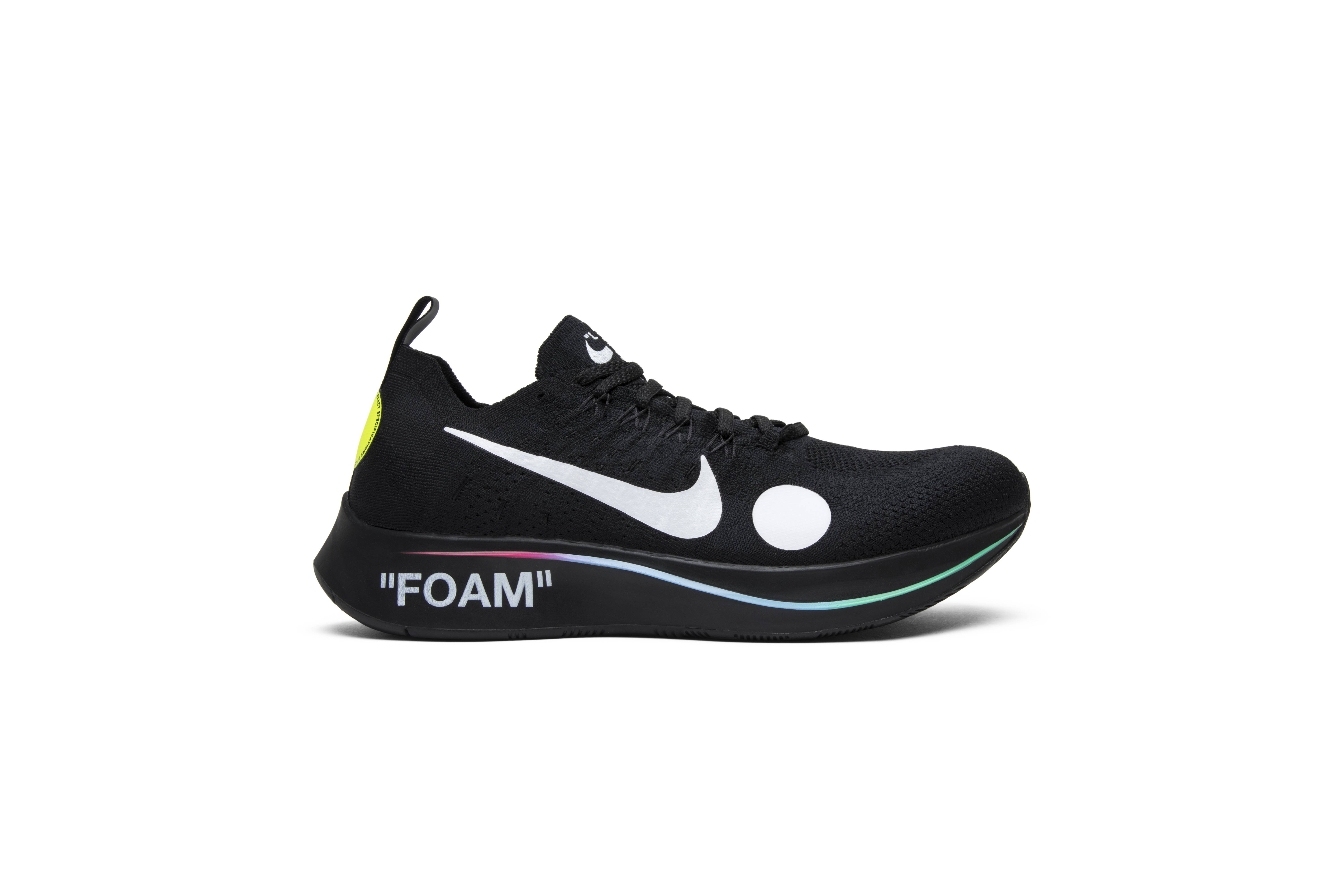 Off‑White x Nike Zoom Fly Mercurial Flyknit 'Black' AO2115‑001 - AO2115 ...