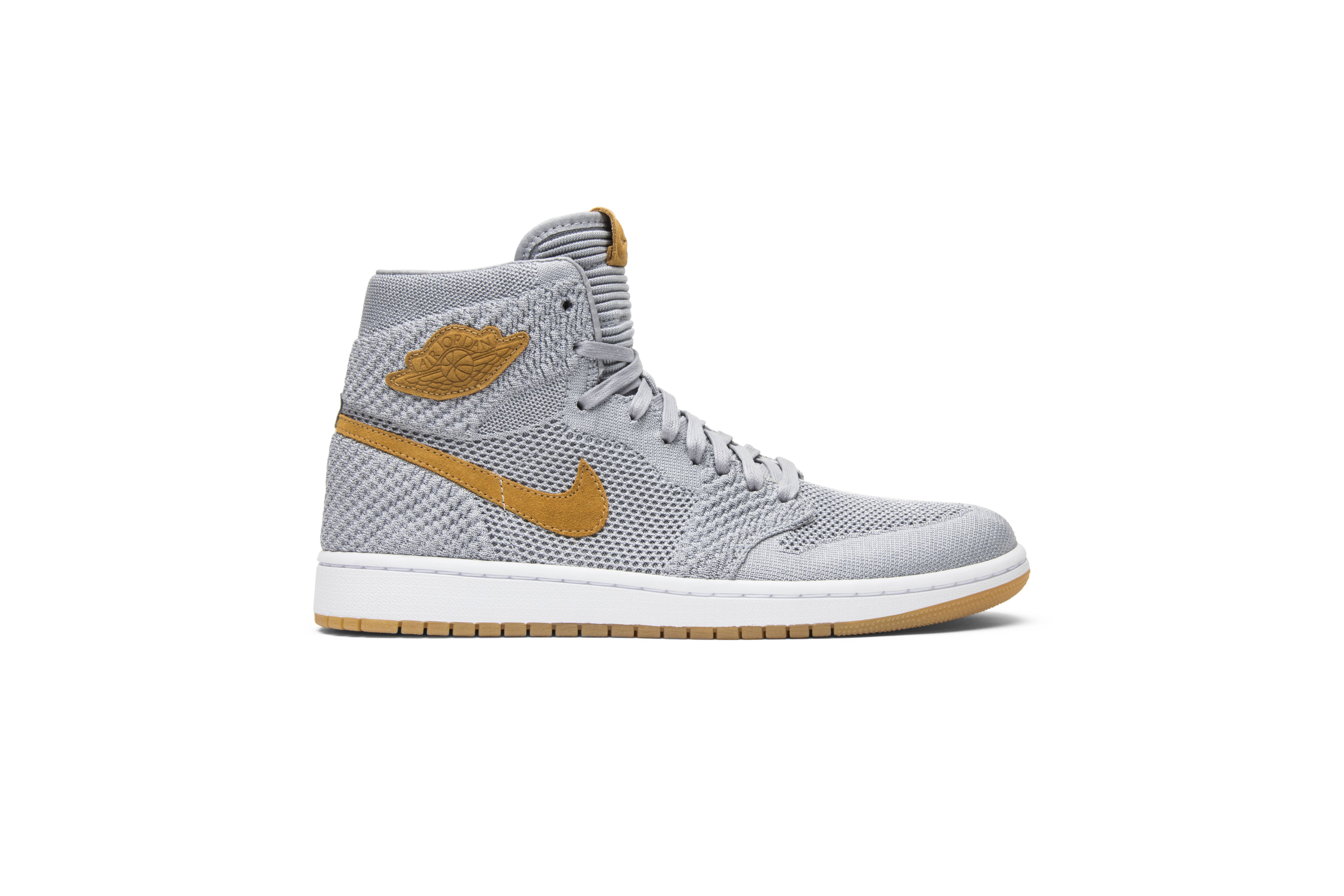 Air Jordan 1 Retro High OG Flyknit 'Wolf Grey' - 919704-025 - Novelship