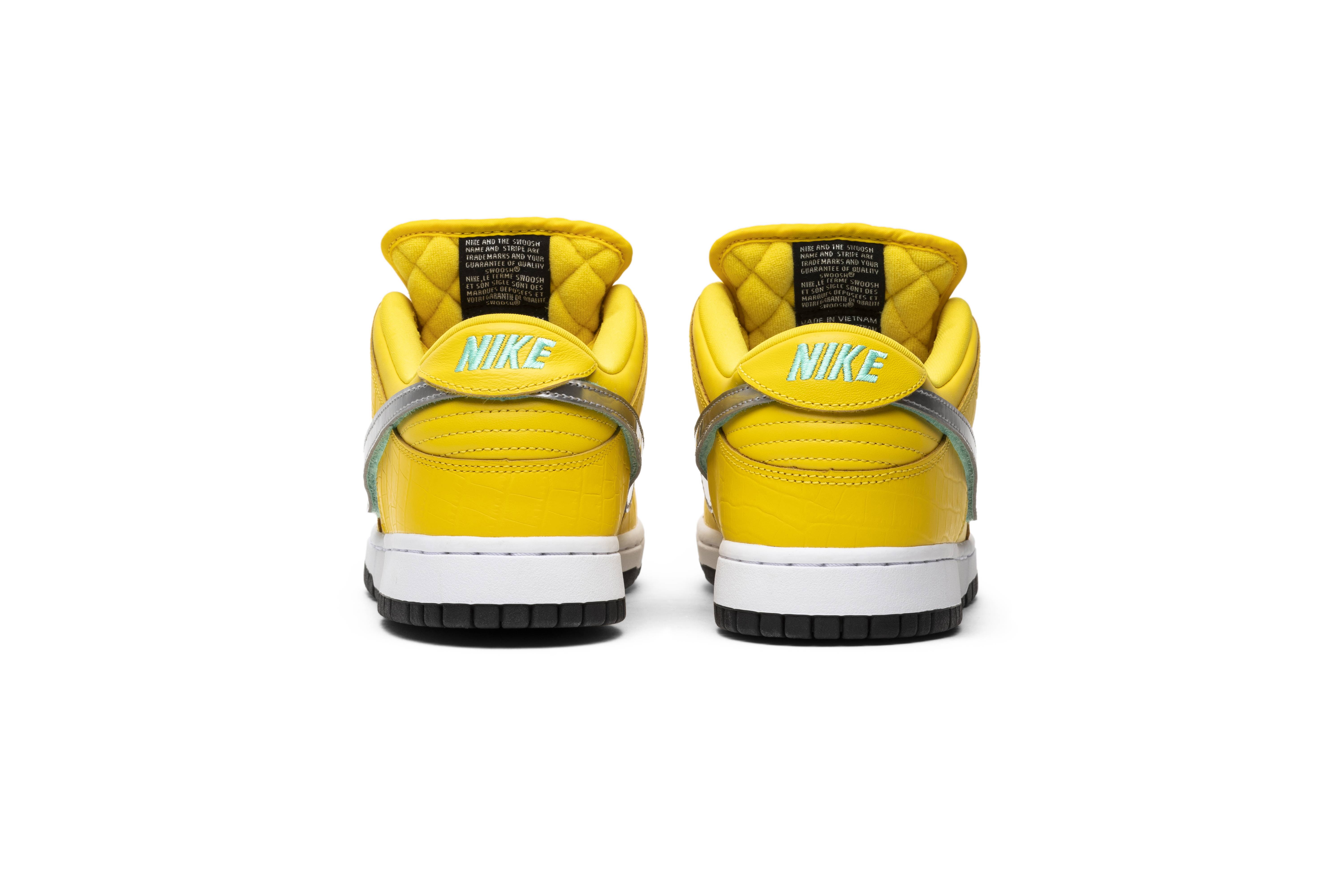 Diamond Supply Co. x Nike SB Dunk Low Pro 'Canary Diamond' (Family ...