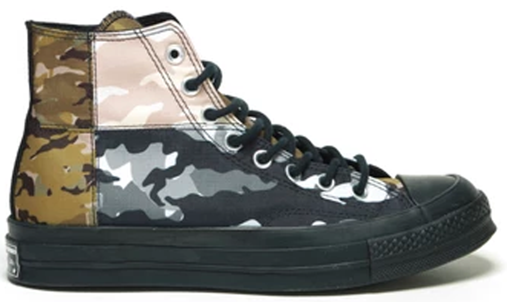 Converse Chuck 70 High 'Patchwork Blocked ‑ Camo Black' - 165912C ...