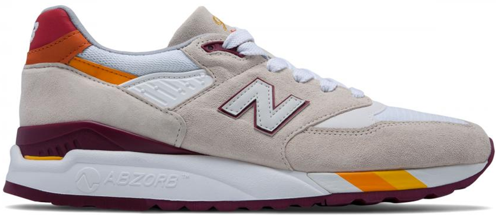 New Balance 998 'Coumarin Pack White Burgundy' - M998CST - Novelship