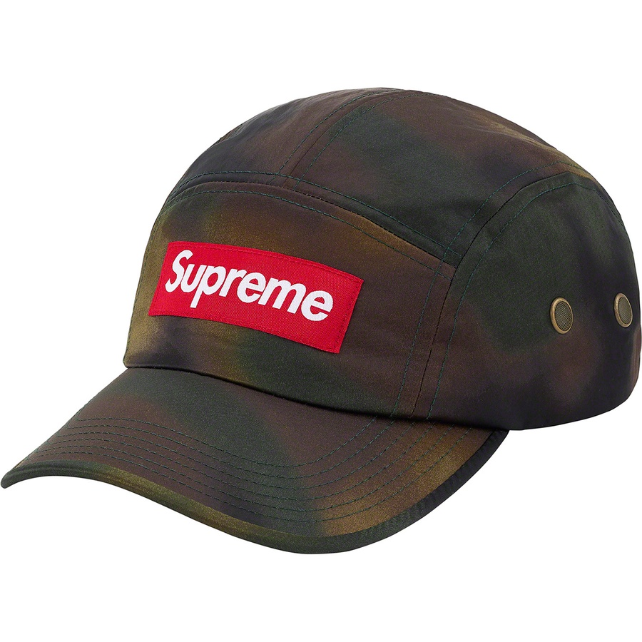 Supreme Washed Satin Camo Camp Cap Woodland Camo - Novelship