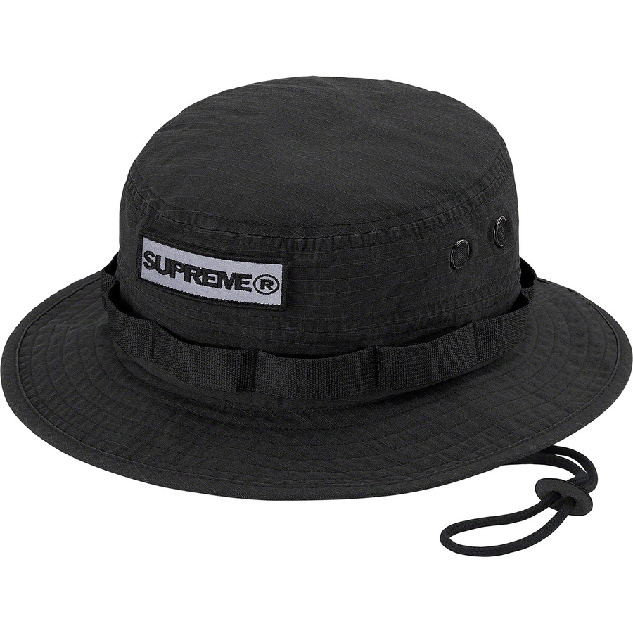 Supreme Reflective Patch Boonie Black - Novelship