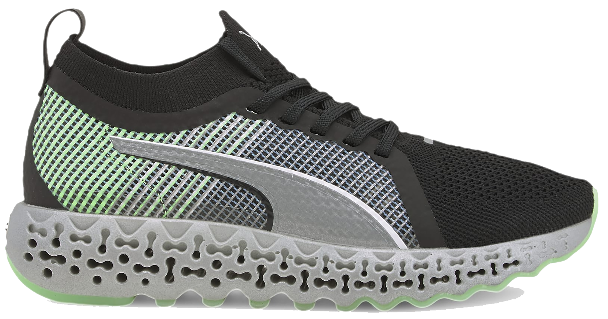 Puma Calibrate Runner 'Black Elektro Green' - 194502-02 - Novelship