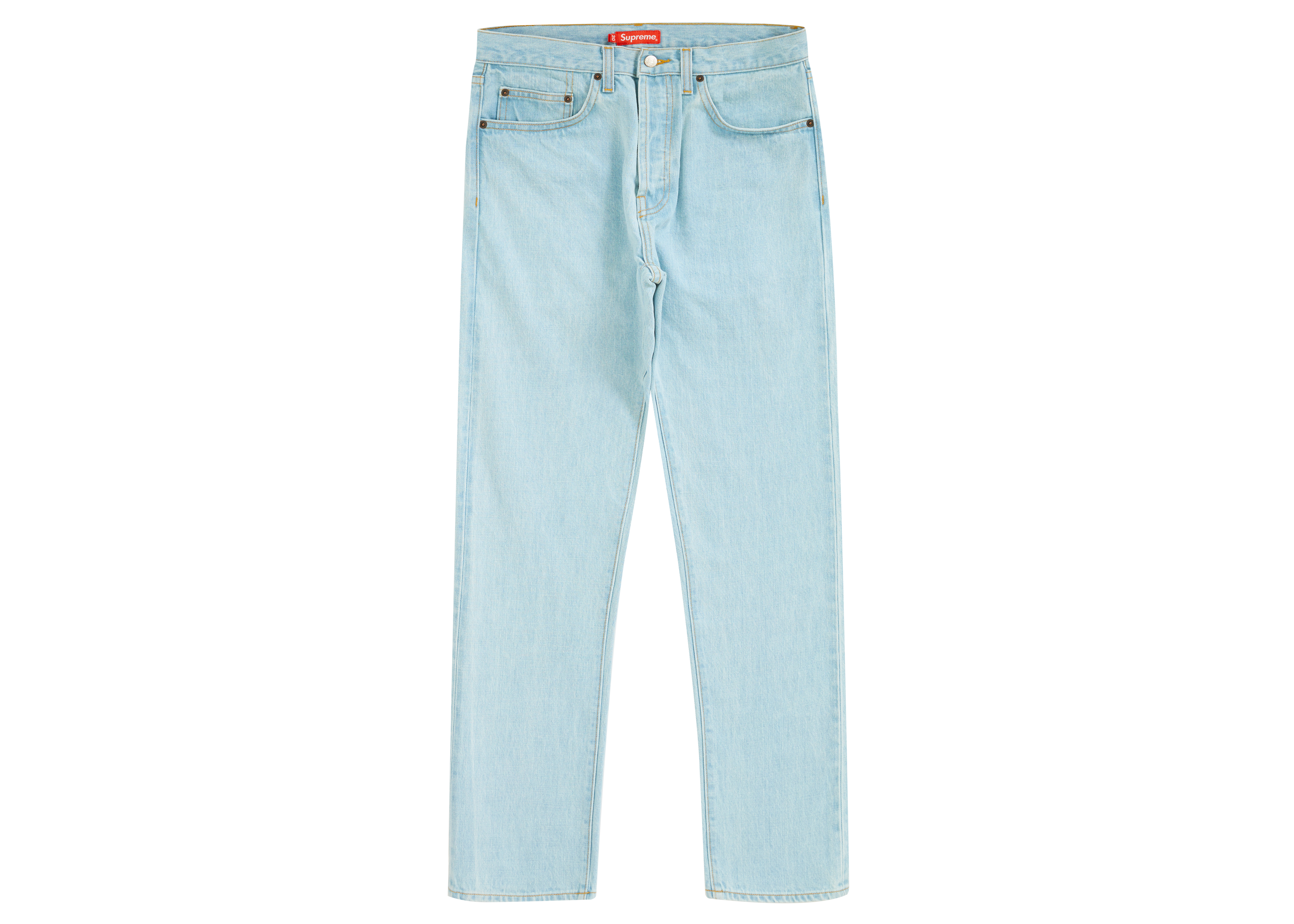 Supreme Stone Washed Slim Jean Washed Indigo - Novelship