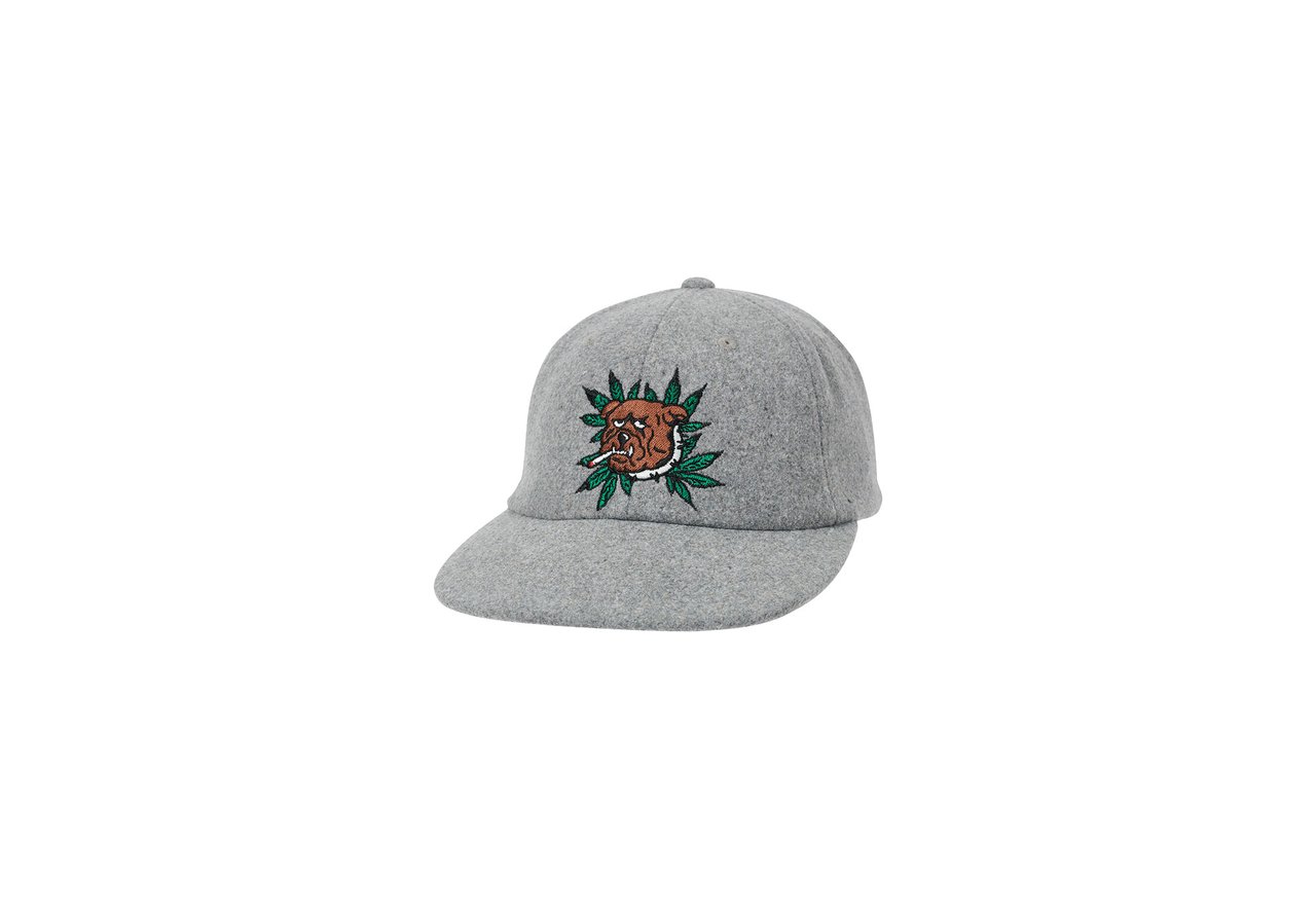Buy Palace Weed Bulldog Wool 6-Panel Grey - Novelship