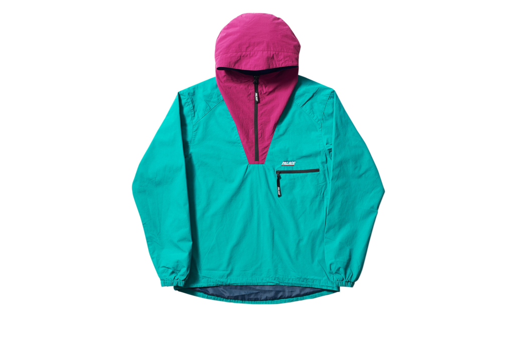 Palace Outer Shell Smock Teal/Raspberry - Novelship