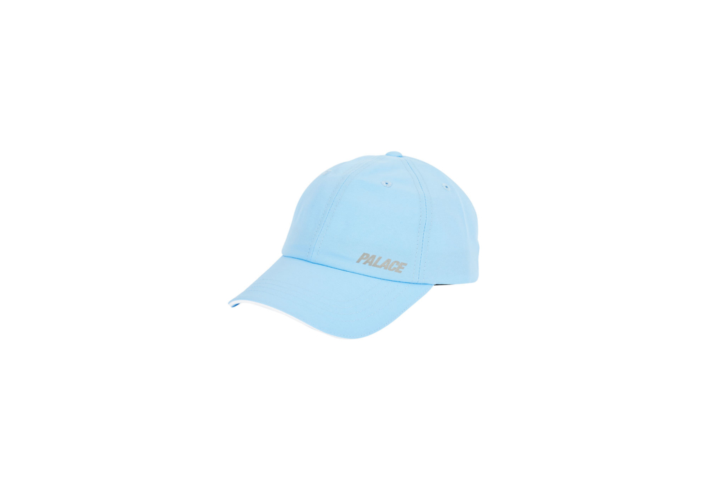 Palace Font 6-Panel Shell Light Blue - Novelship