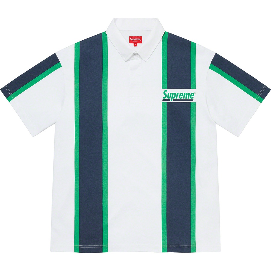 Supreme Stripe S/S Rugby White - Novelship