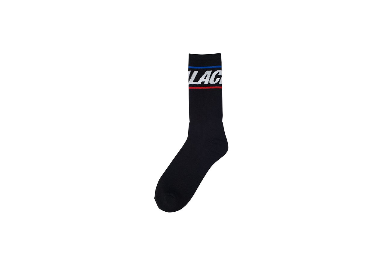 Palace Basically A Sock Black Sock Black - Novelship