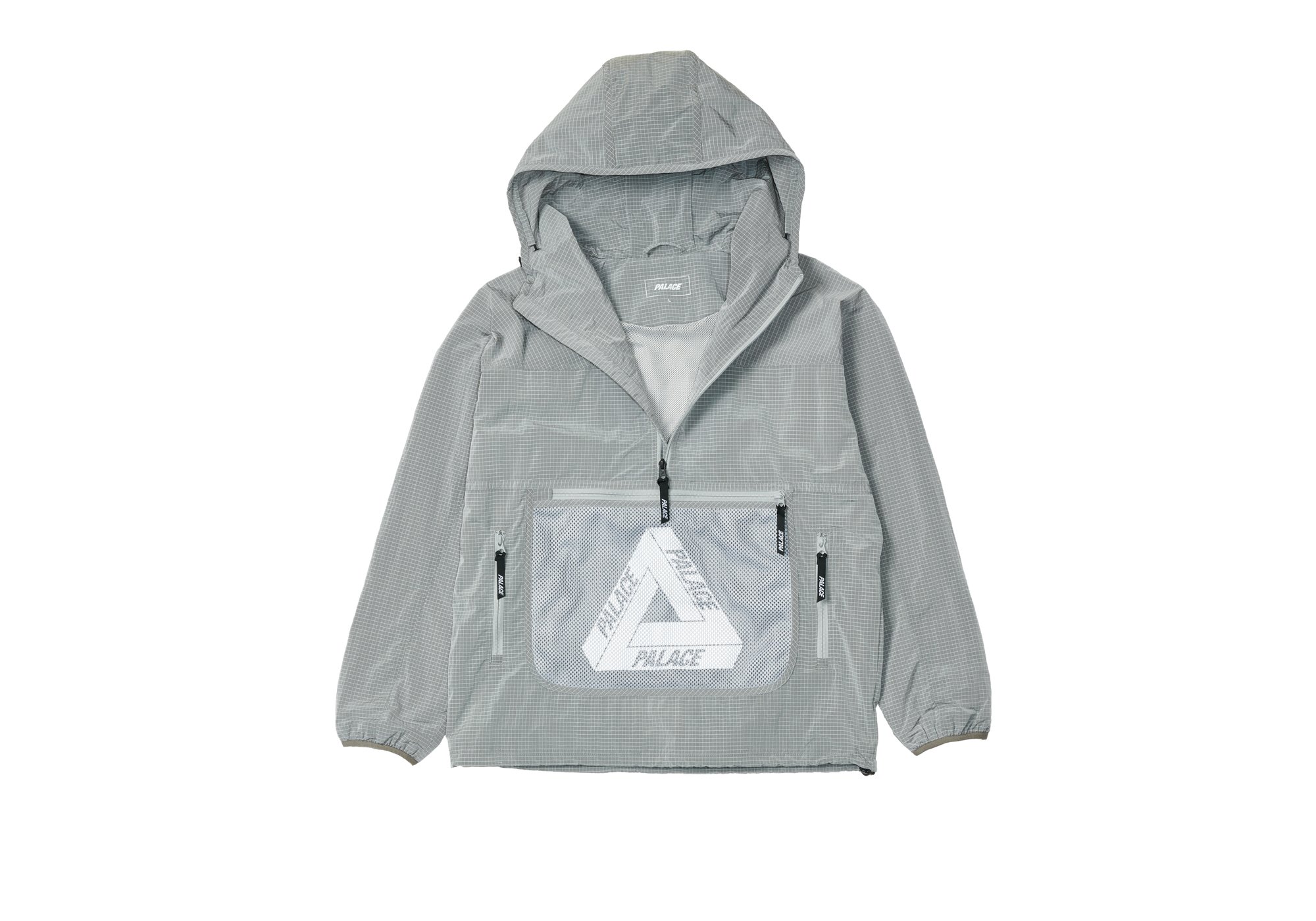 Buy PALACE MESH POCKET SHELL JACKET GREY - Novelship