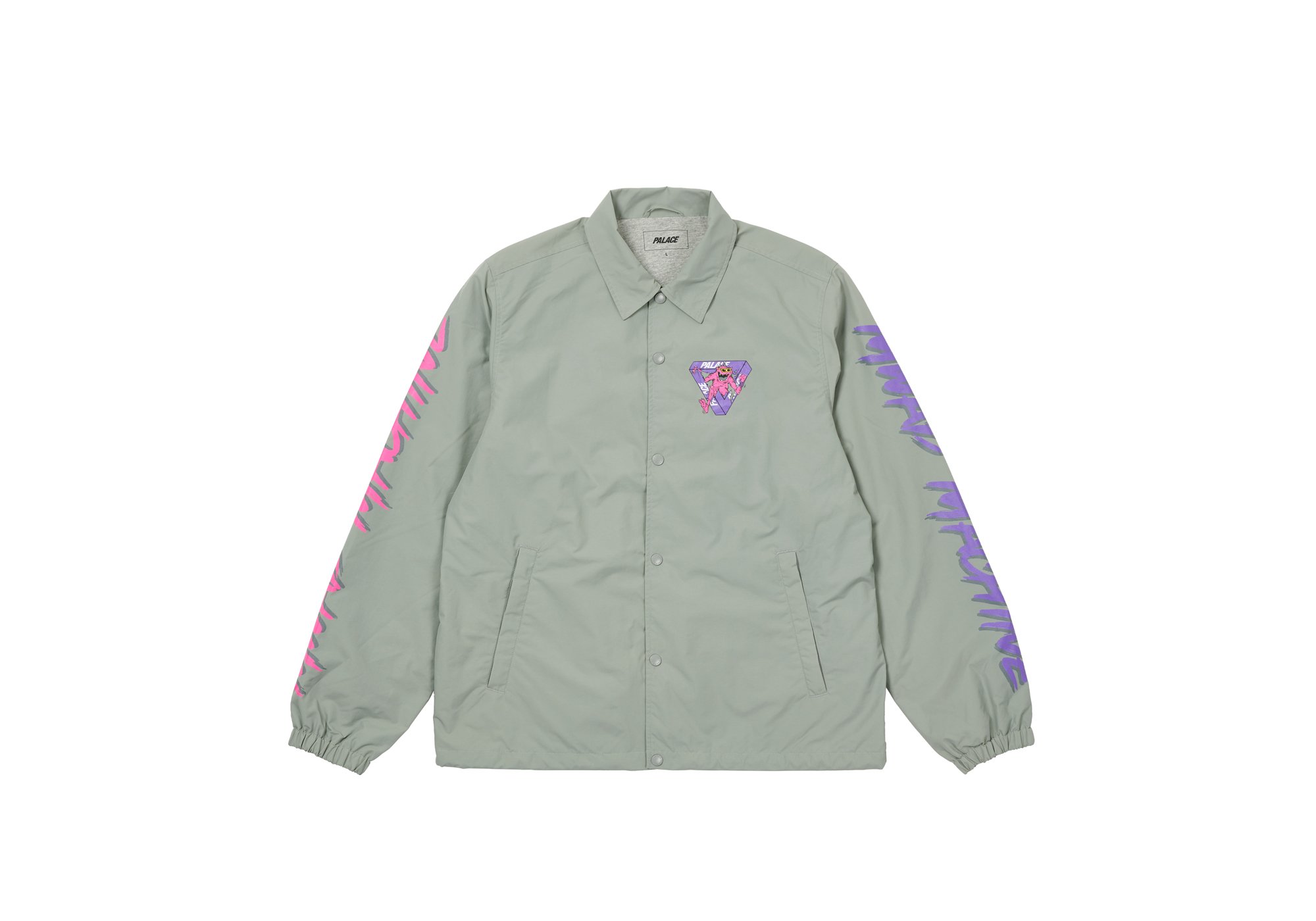 PALACE M‑ZONE MUTANT RIPPER COACH JACKET GREY - P20JK118 - Novelship
