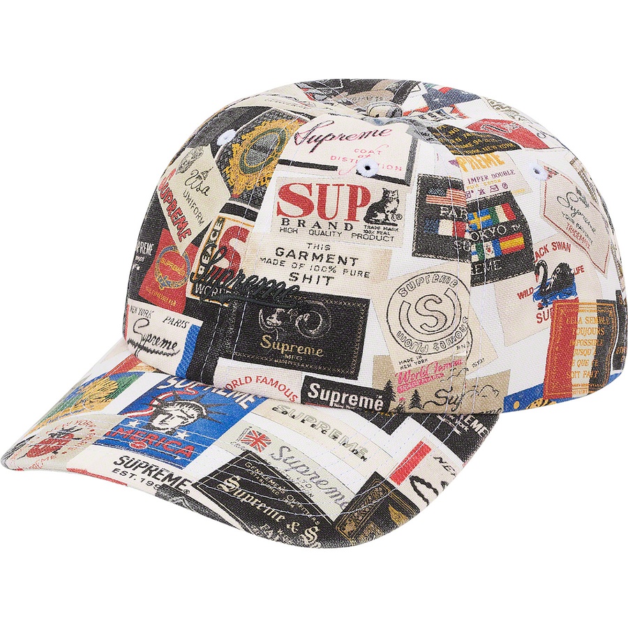 Supreme Labels 6-Panel White - Novelship
