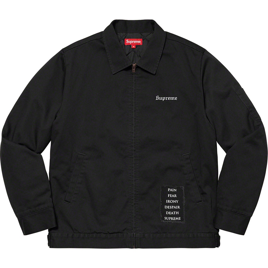 Supreme/The Crow Work Jacket Black - Novelship