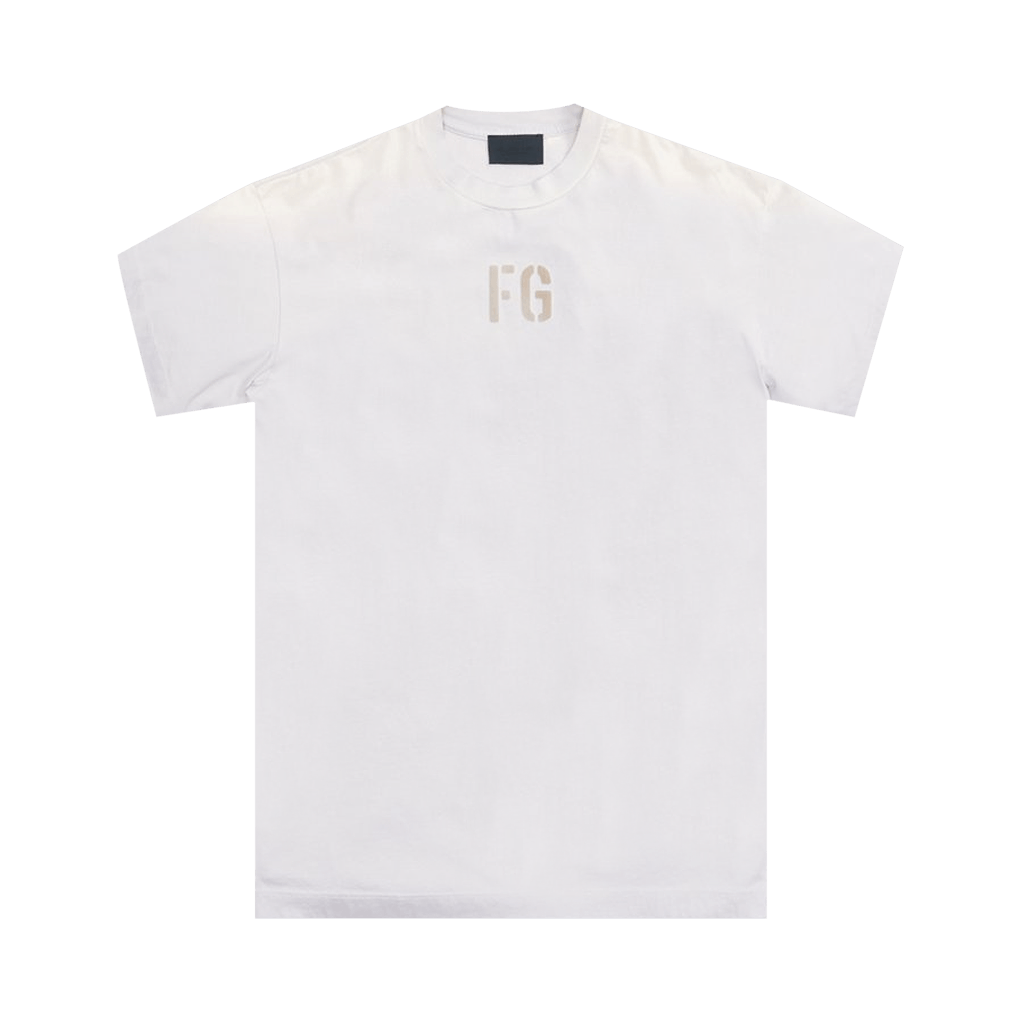 Fear of God FG Tee 'Vintage Concrete White' - FG50-025CTJ-WHT - Novelship