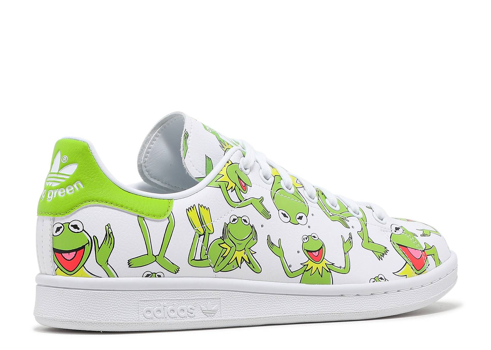 The Muppets x adidas Stan Smith 'Kermit The Frog Allover Print ...