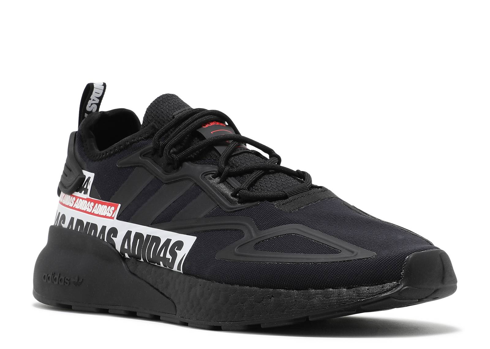 adidas ZX 2K Boost 'Bold Logo Graphic ‑ Black' - FX7038 - Novelship