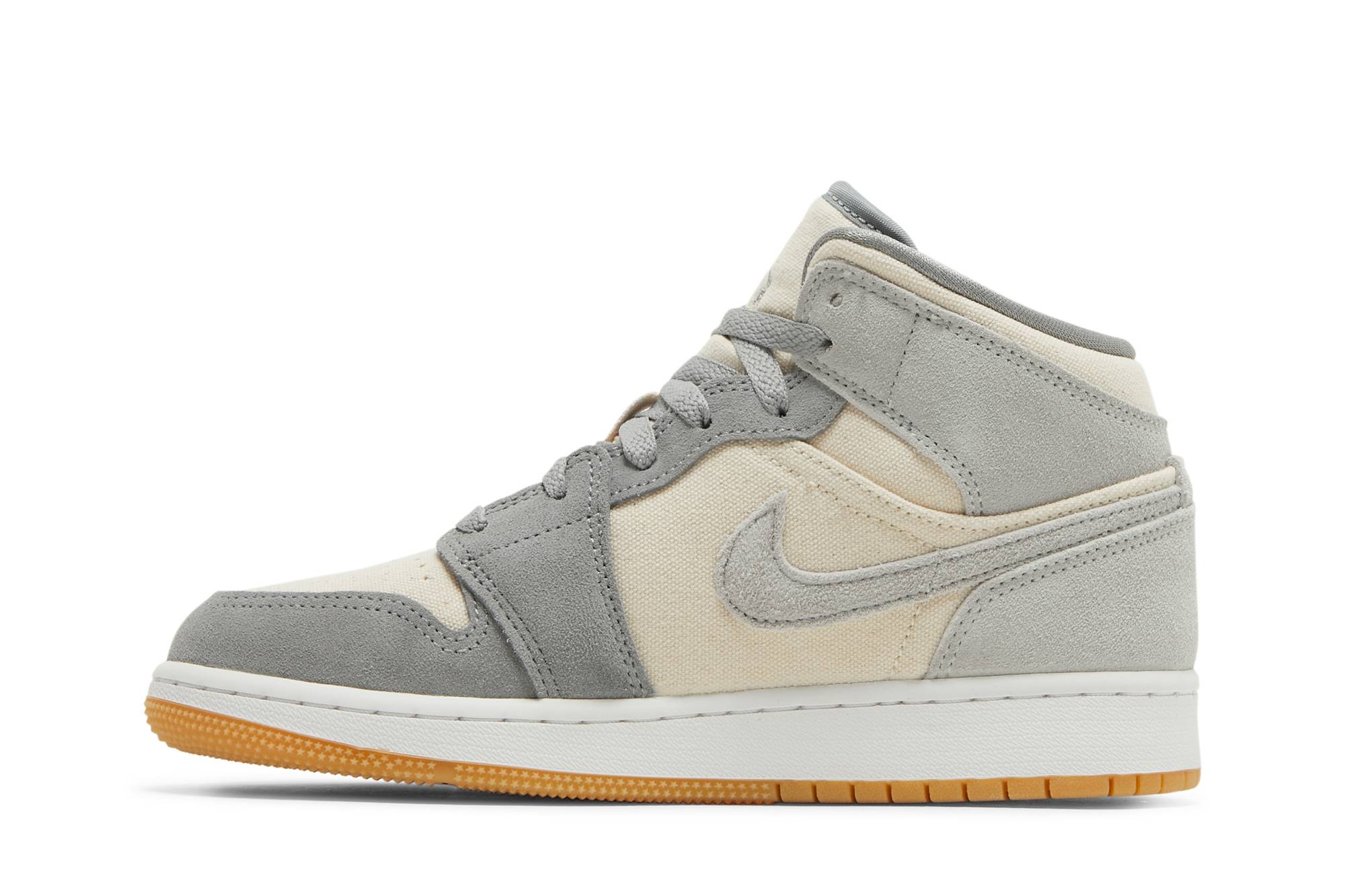 Air Jordan 1 Mid 'Cream Grey' (GS) - DN4346-100 - Novelship