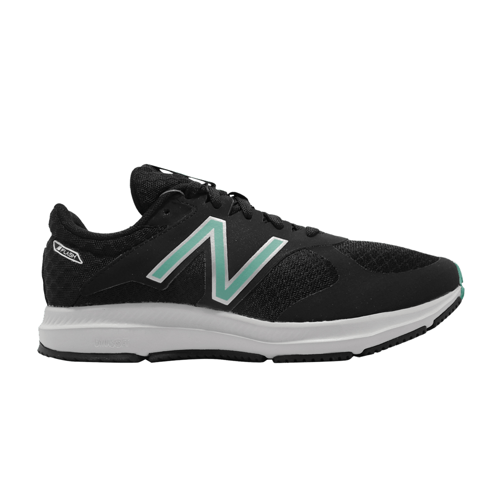 (Women) New Balance Flash v5 Wide 'Black Teal' WFLSHBW5‑D - WFLSHBW5-D ...