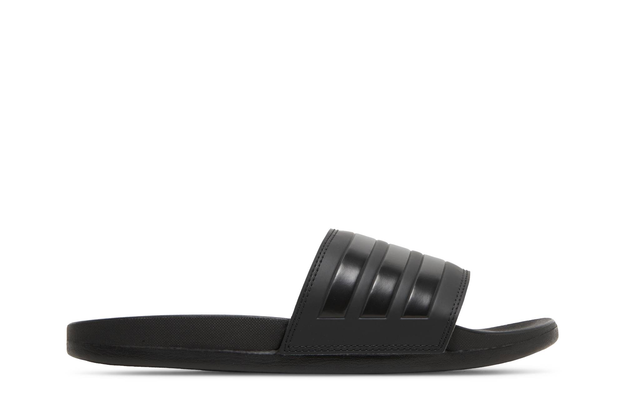 adidas Adilette Comfort Slides 'Triple Black' - GZ5896 - Novelship